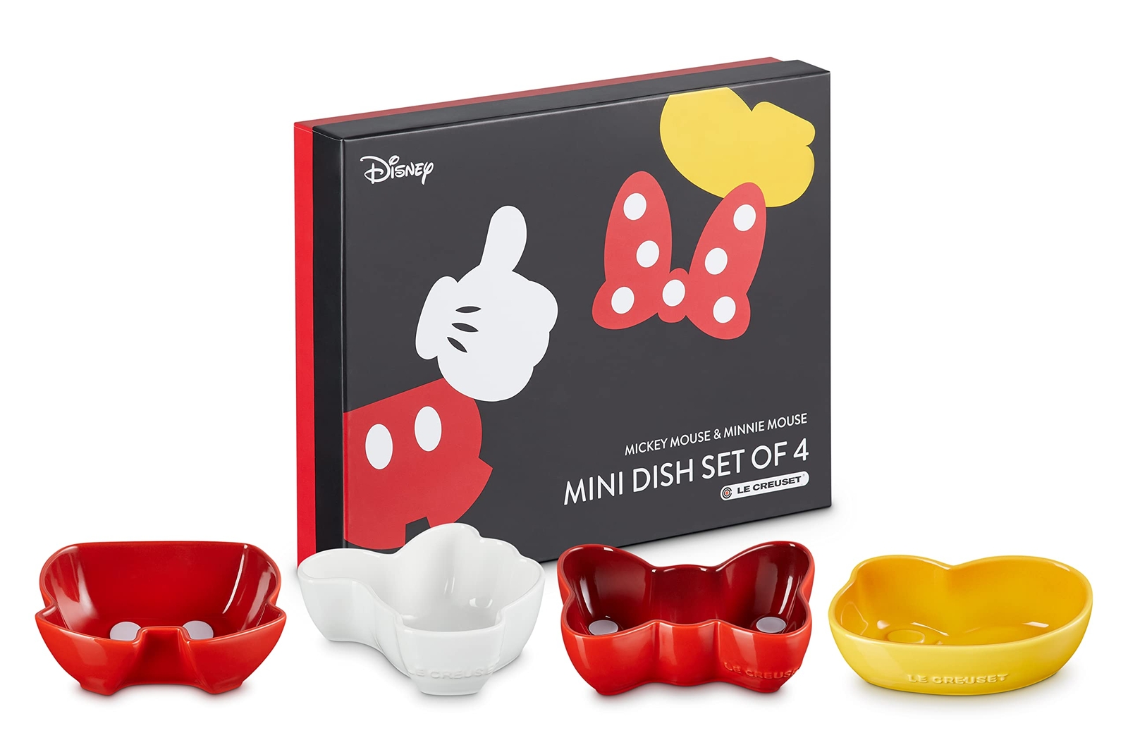 Le Creuset Disney Mickey Mouse Collection Mickey & Minnie Mini Dish ...
