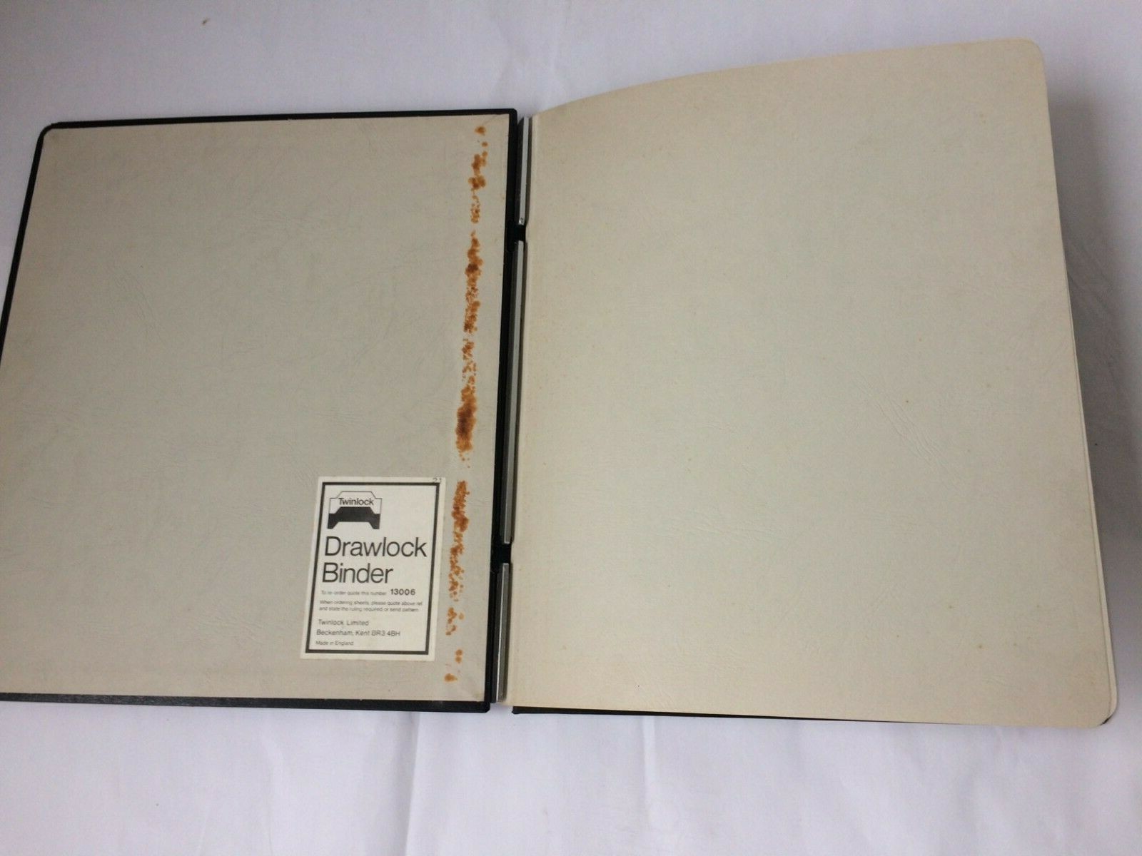 Vintage Twinlock Drawlock Binder 13006 | eBay UK