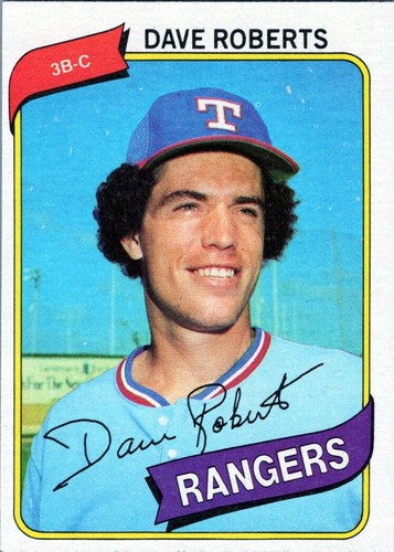 1980 Topps #93 Dave Roberts Texas Rangers EX-MT | eBay