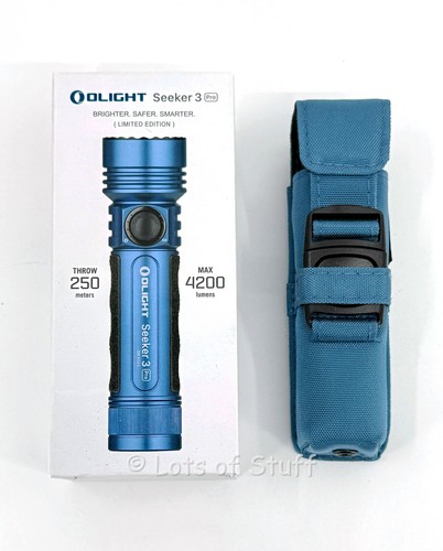 Olight Flashlight Holster Pouch Seeker 3 Pro With Box In Lake Blue | eBay