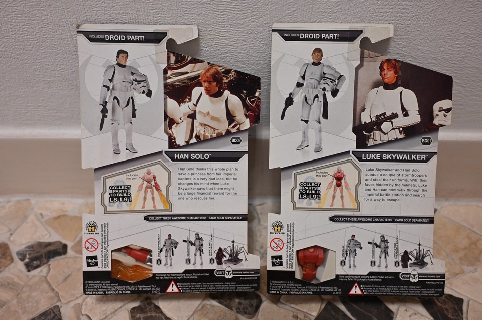Star Wars Legacy Collection Han Solo-Legacy Collect. Luke Skywalker ...