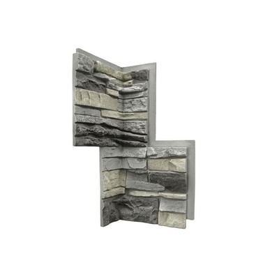 GenStone Corner Panel 12"x24" Faux Stone Siding Inside Composite ...