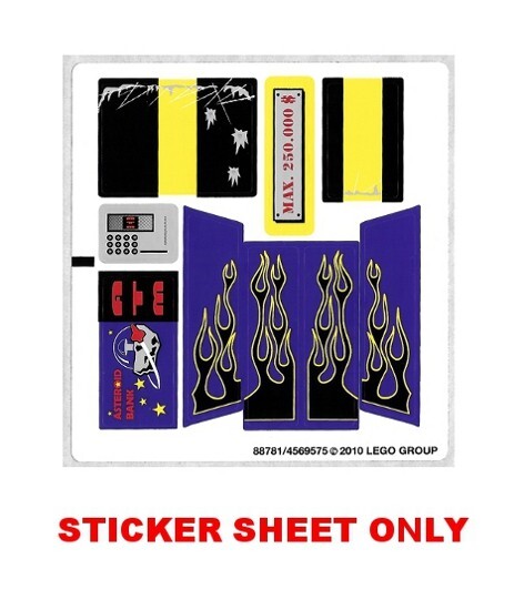 LEGO 5982 - Space Police III - Smash 'n' Grab - STICKER SHEET | eBay