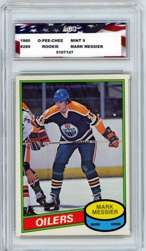 1980 O-Pee-Chee #289 Mark Messier Rookie AGC 9 Mint Edmonton Oilers | eBay