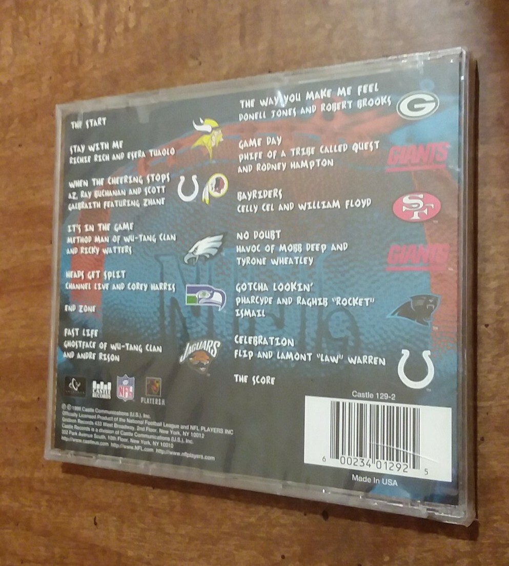 NFL Jams by Various Artists (CD,1996, Castle Music Ltd.) Pharcyde ...