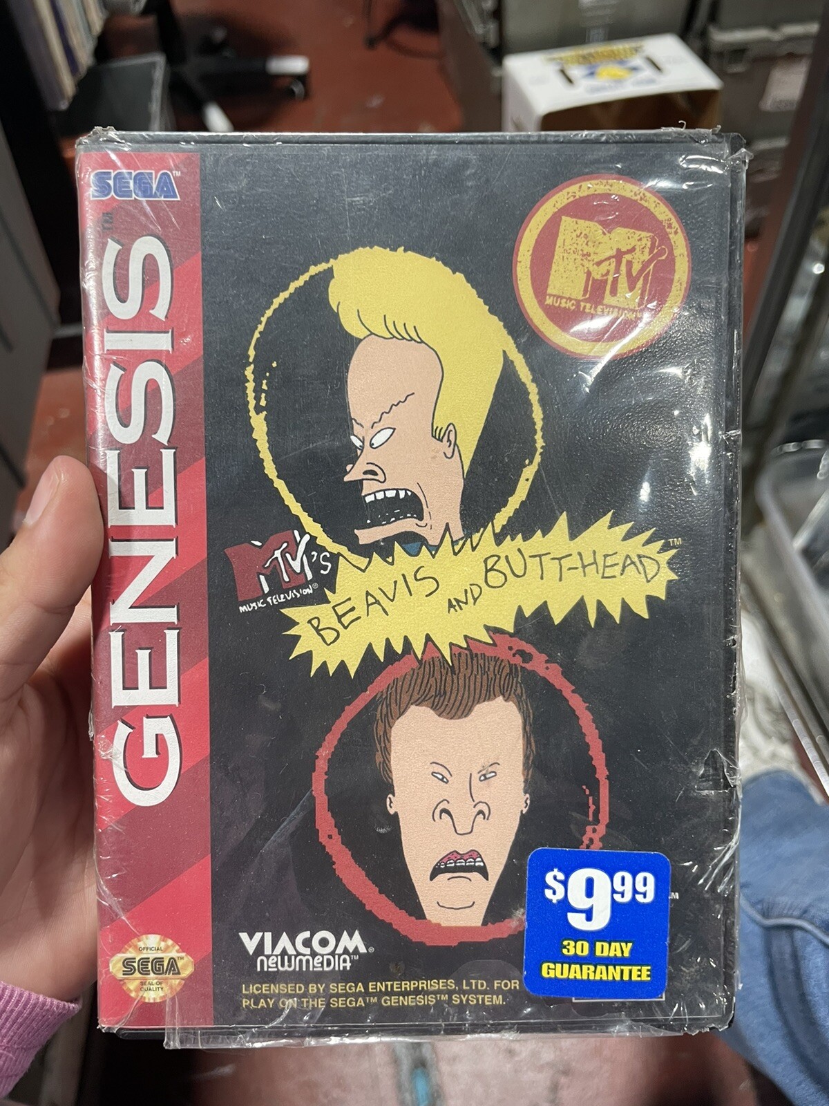 MTV's Beavis and Butt-Head (Sega Genesis, 1994) Sealed | eBay