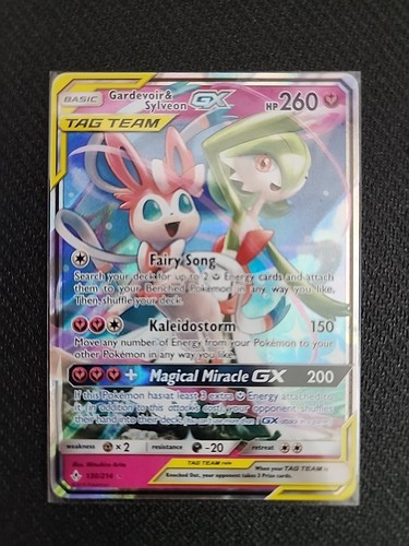 Gardevoir & Sylveon Tag Team GX Unbroken Bonds 130/214 | eBay