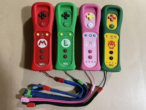 NINTENDO WII Remote Motion Plus Controller Mario Luigi Peach Bowser | eBay
