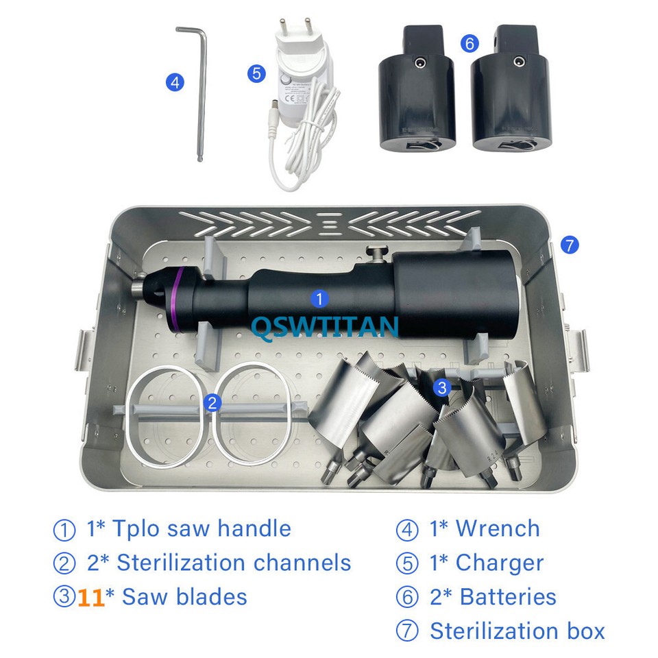 TPLO saw bone surgical instrument Veterinary orthopedic surgery power ...