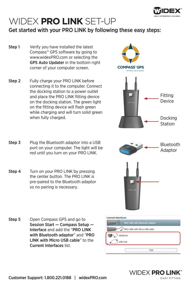 Widex Pro Link wireless fitting device | eBay