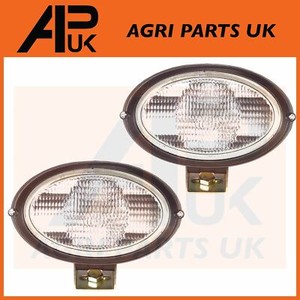 Pair Work Lights Telehandler Telescopic Loader Lamp for Manitou Merlo ...