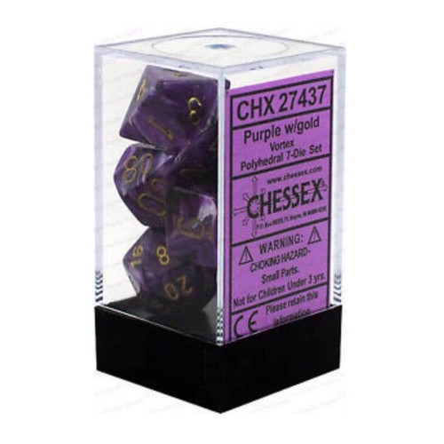 Sharp-edged Uniquely Crafted D7 Die Set Dice Vortex Poly (7 Dice in ...