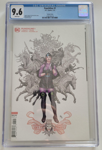 PUNCHLINE #1 CGC 9.6 GRADED WHITE PAGES 2021 DC COMICS FRANK CHO ...