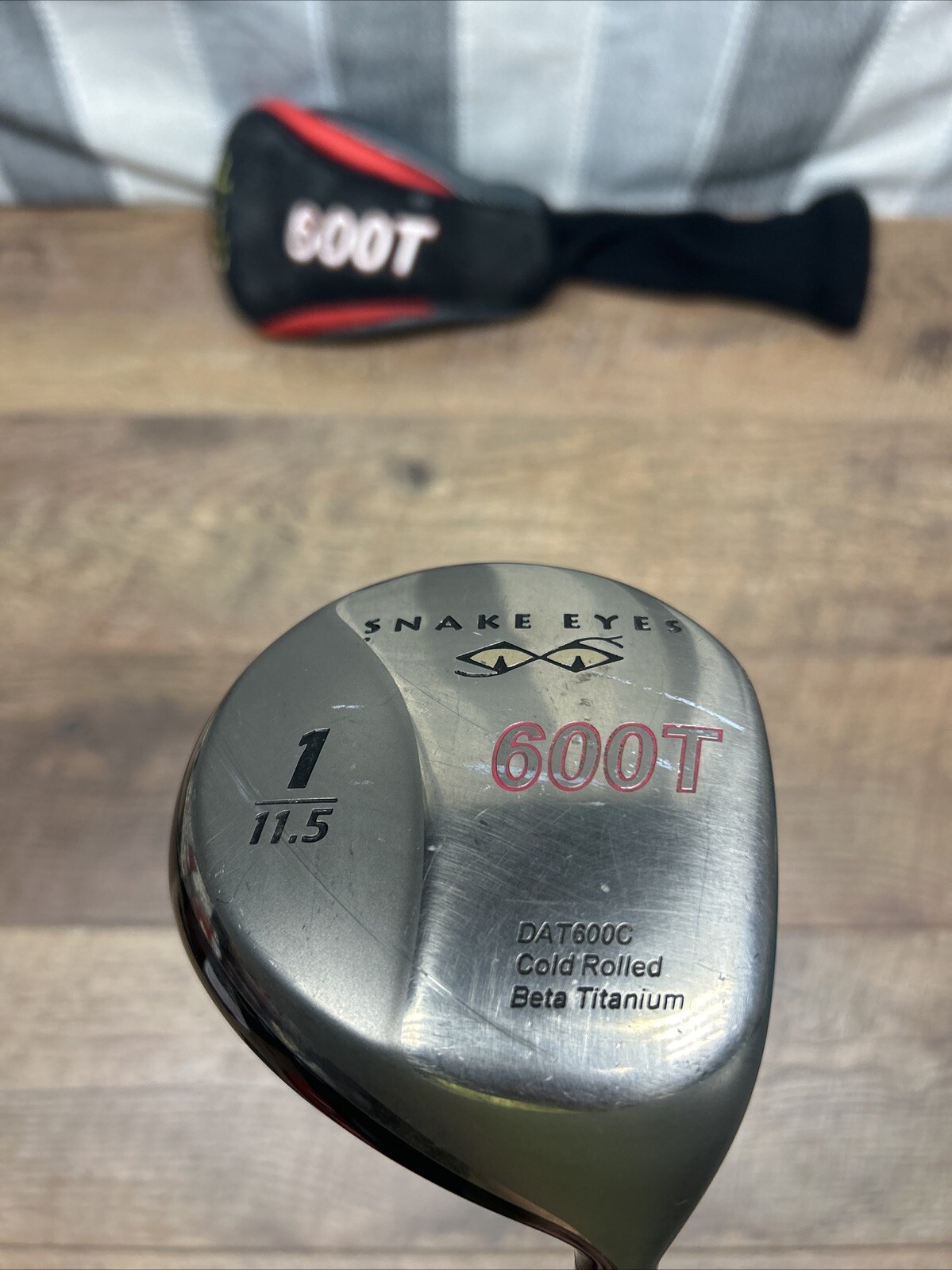 Snake Eyes Driver 600T Beta Titanium Stiff Flex Graphite Shaft RH #1 11 ...