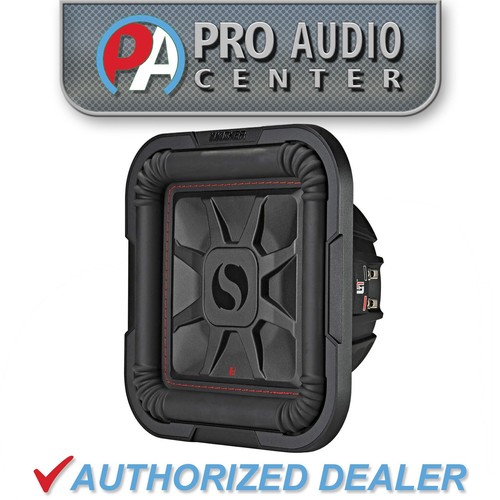 46L7T102 KICKER 10" L7T Thin Solo-Baric Square Subwoofer Sub 500W RMS 2 ...