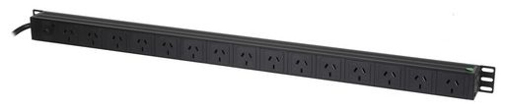 Vertical Rack Power Rail Surge 15 Way GPO PDU - 865MM - 15A Captive ...