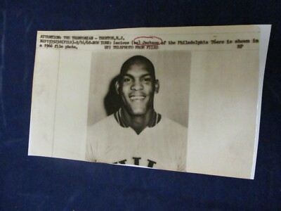 1968 NBA Lucious Jackson Philadelphia 76ers Vintage Wire Press Photo | eBay