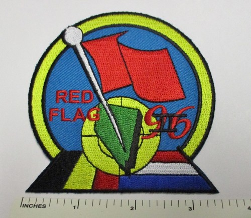 USAF BELGIUM DUTCH AIR FORCE RED FLAG EXERCISE 96 PATCH NELLIS AFB ...