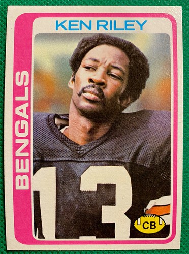1978 Topps Ken Riley Cincinnati Bengals #115 HOF NM | eBay