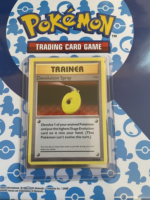 Pokémon TCG Devolution Spray XY Evolutions 76/108 Regular Uncommon for ...