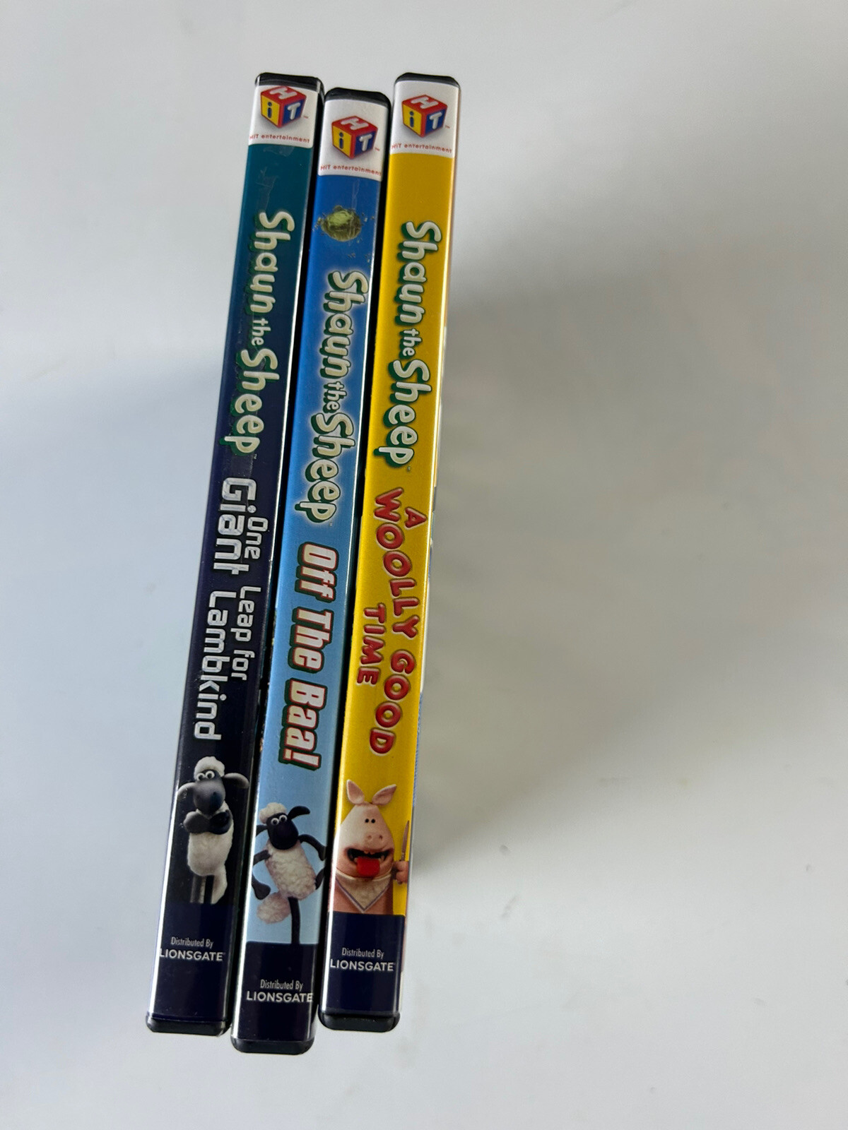 Shaun the Sheep 3 DVD Lot One Giant Leap Lambkind Off the Baa Woolly ...