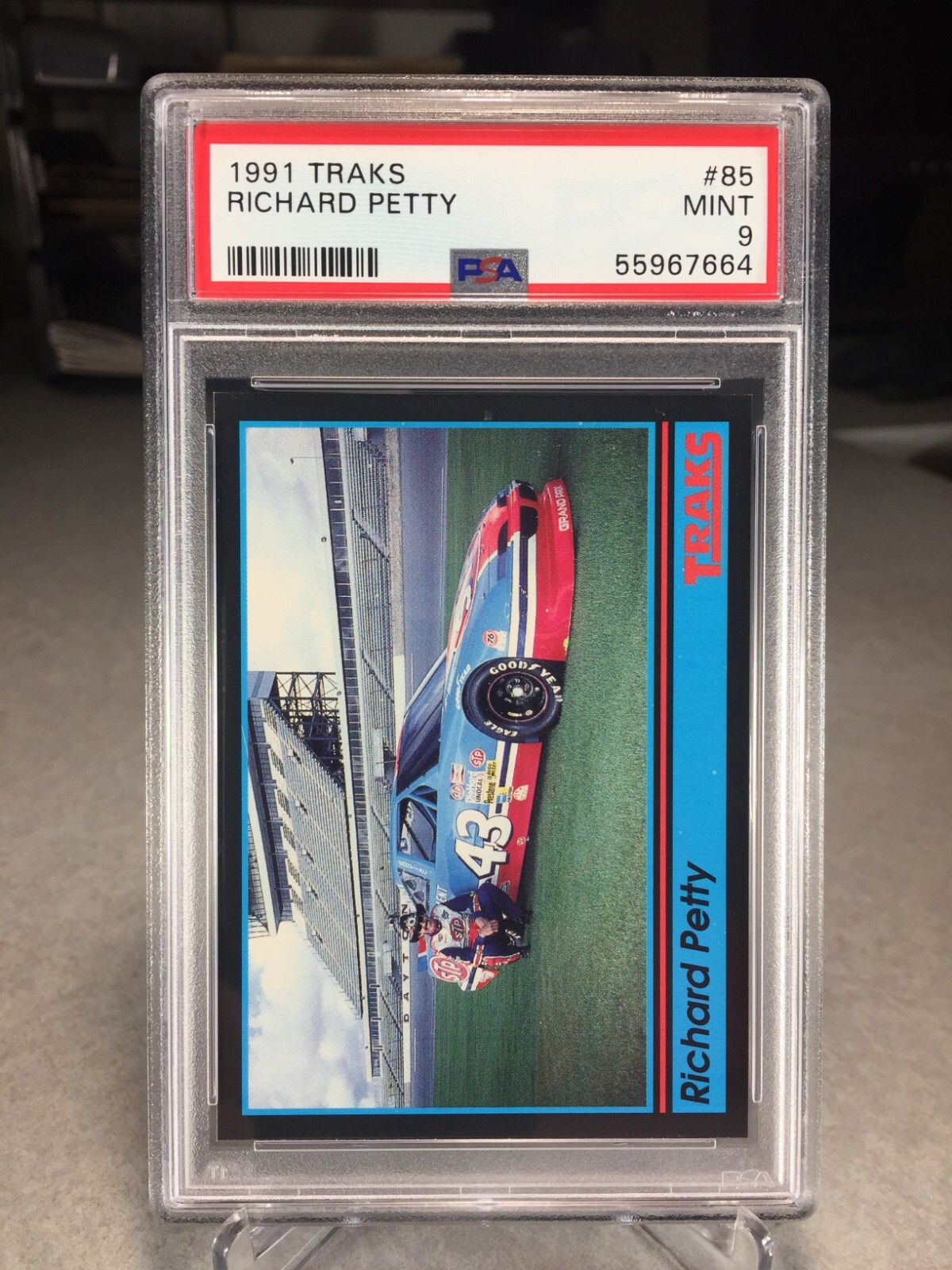 1991 Traks Richard Petty #85 - PSA 9 - POP 13 (only 3 graded higher) | eBay