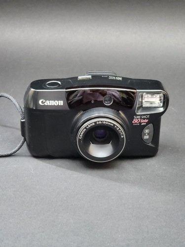 Canon Sure Shot 80 Tele Date SAF 35mm Point & Shoot Camera Tested Works ...