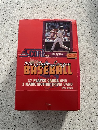 1988 Score Baseball Cards Full Box~36 Sealed Wax Packs | eBay