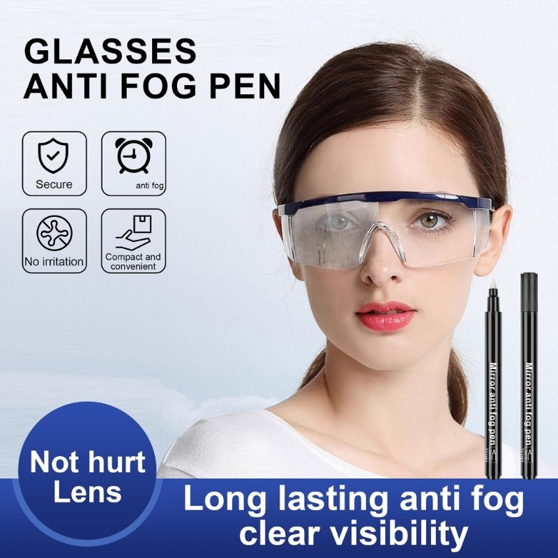 Eyeglass Len Anti Fog Pen Glasses Defogger Pen for Swimming Cooking ...