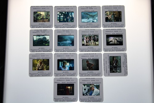 JURASSIC PARK III 3 - 14 press kit slides Sam Neill Téa Leoni William H ...