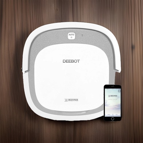 DEEBOT DB3G.11 FLOOR CLEANER Vacuum with docking station remote Whit e ...