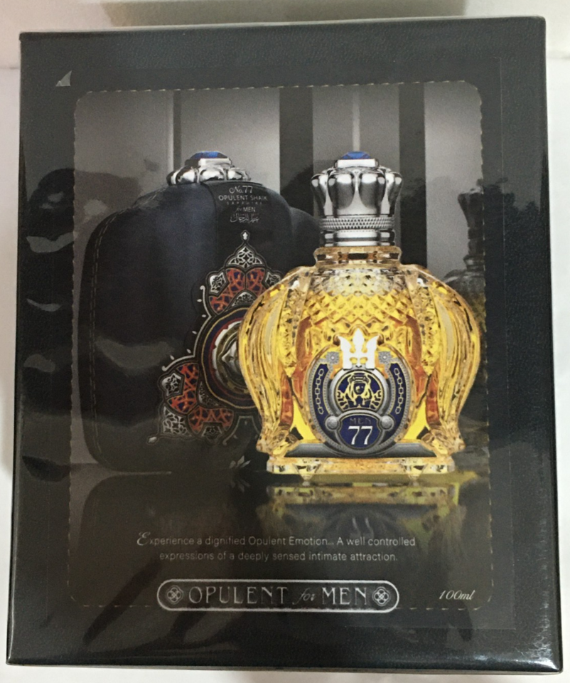 Opulent Shaik Classic No 77 Shaik for Men Eau de Parfum 100ml New in ...