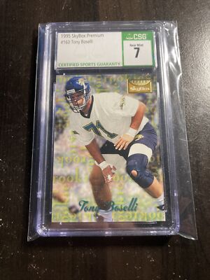 Tony Boselli #160 CSG 7 GRADED CARD 1995 SKYBOX NFL T19-81 | eBay