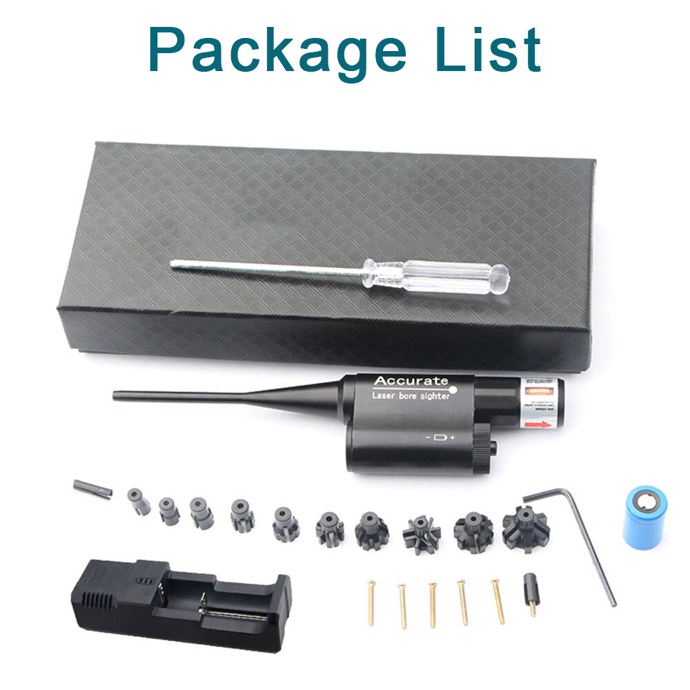 Green Red Laser Bore Sighter Collimator .177 to 12GA Caliber Sight ...