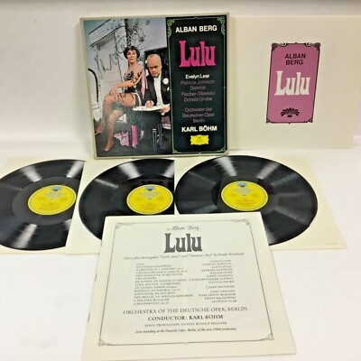 ALBAN BERG “LULU” AUTOGRAPHED BY(4) DIESKAU, BOHM, LEAR, GROBE MINT ...