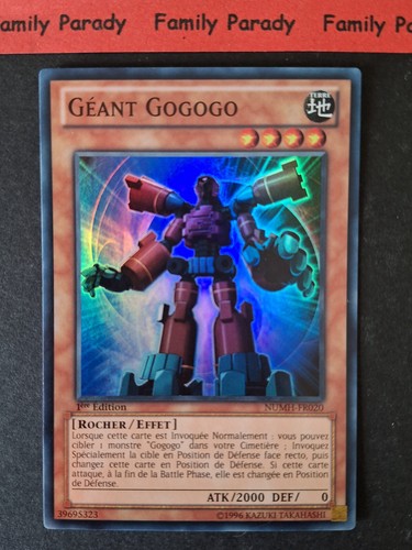 Giant Gogogo NUMH-FR020 YuGiOh! Super Rare 1st Edition French | eBay