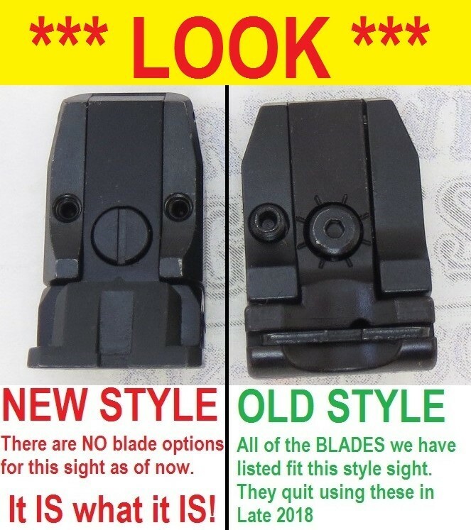 RUGER Rear Sight BLADE WOS Mark 1 2 3 MK III 22/45 Blackhawk GP100 ...