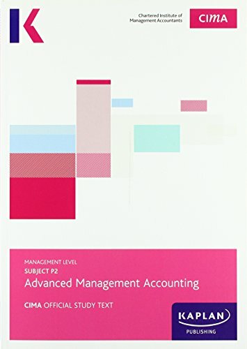 CIMA P2 Advanced Management Accounting - Study Text Book The Fast Free Shipping | eBay