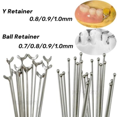 Dental Ortho Ball/Y-Type Retainer Clasp Wire Oblique Bar Teeth Position ...