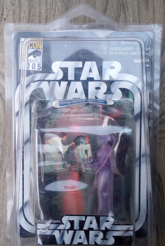 Star Wars Holographic Princess Leia Action Figure MOC Hasbro SDCC 2005 ...
