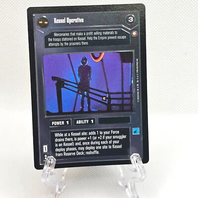 Star Wars CCG Special Edition Limited Black Border Dark Side Kessel ...