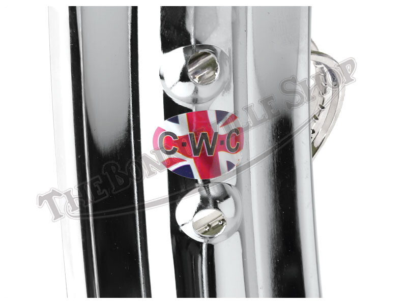 NORTON COMMANDO CHROME DISC BRAKE FRONT RIM WM2 X 19" 40 SPOKE CWC PN ...