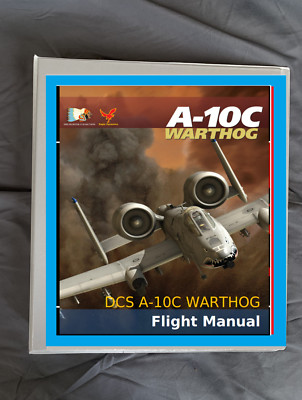 DCS a-10c a-10 crew checklist & Operating flight manual printed in ...