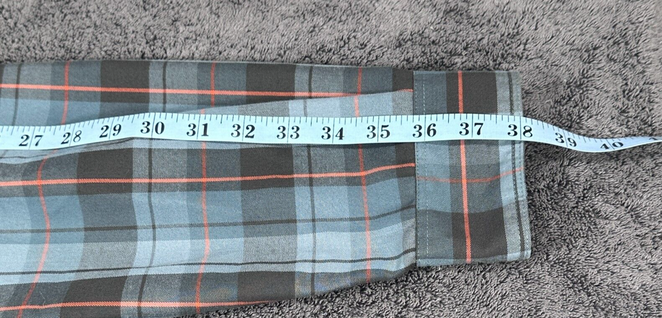 Columbia Omni Wick Hiking Shirt Long Sleeve w/Roll Tab Blue Gray Plaid ...