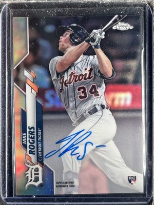 Rogers, Jake - 2020 Topps Chrome - Autograph - 29/499 | eBay