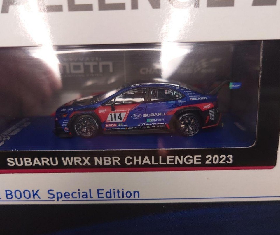 KYOSHO 1:64 Mini Car & Book N23 Subaru WRX NBR Challenge 2023 Online ...