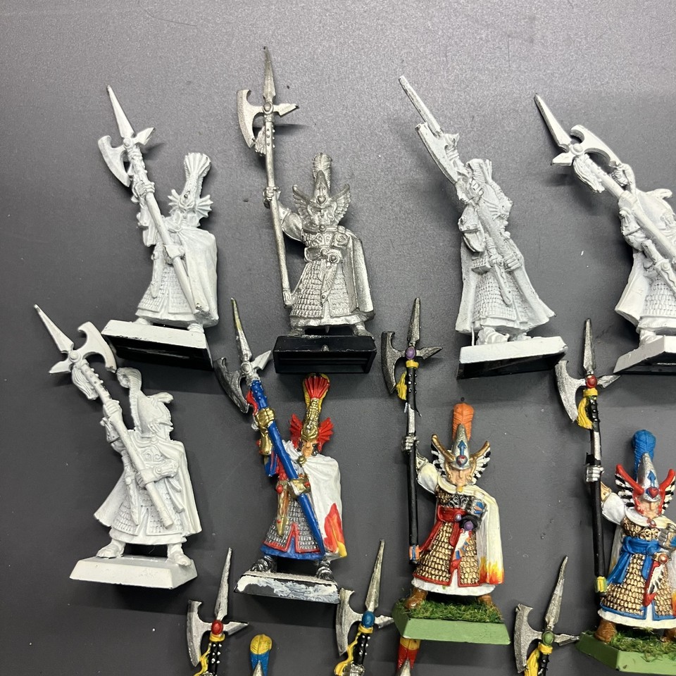 WARHAMMER Hochelfen Phönixgarden 17x Zinn / High Elves Phoenix Guard ...