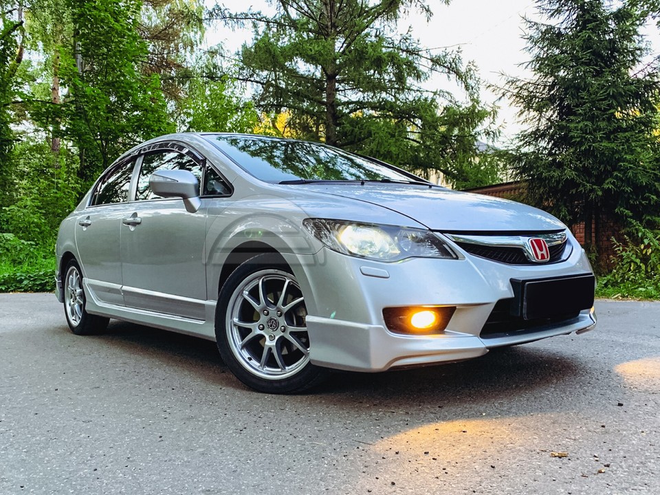 Fangs for Honda Civic 8 4D FD 2009-2011 Modulo front bumper restyled ...