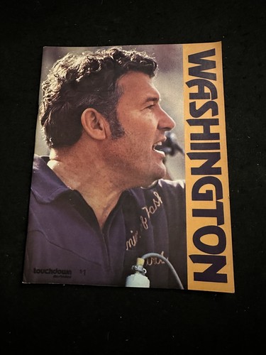 1973 NCAA Football Program Washington Huskies VS UCLA Bruins NOV 3RD ...