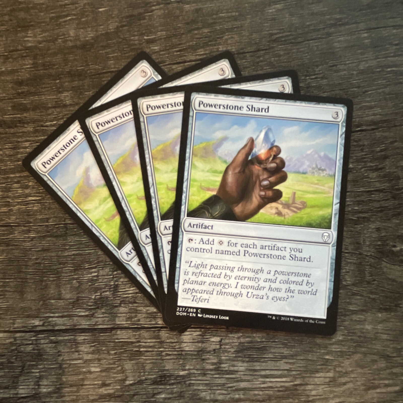 MTG 4x Powerstone Shard x4 LP Dominaria | eBay